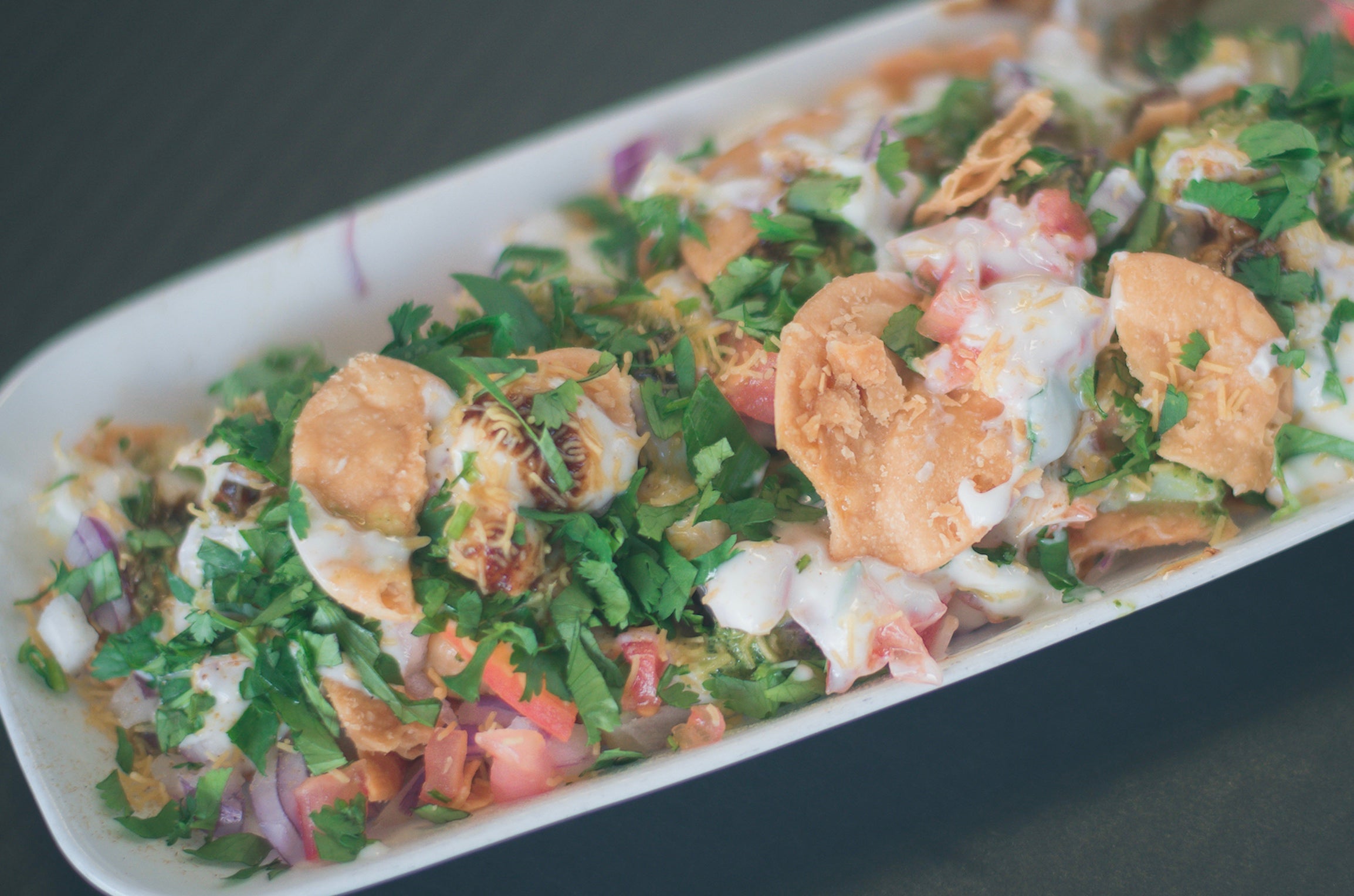 Dhahi Papdi Chaat | MASALA Desi Cafe